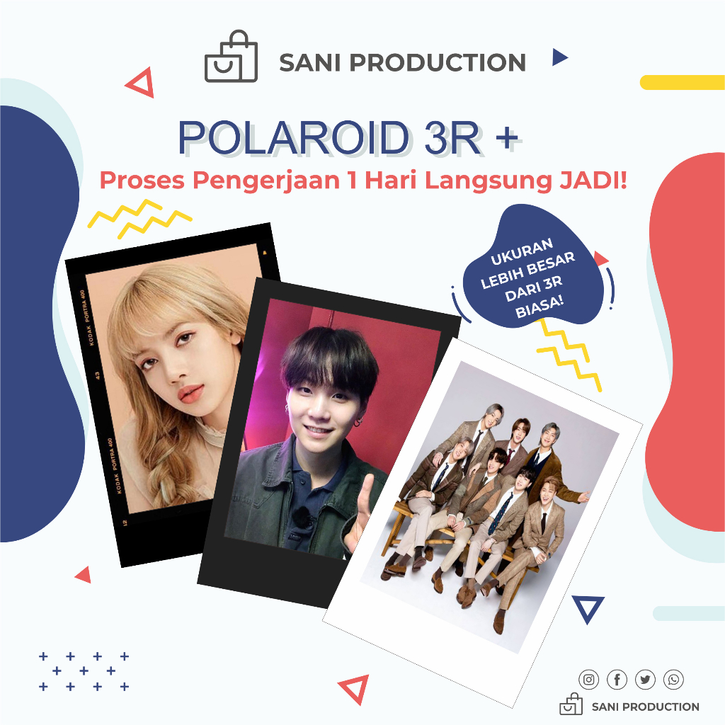 Jual POLAROID 3R+ GLOSSY CETAK POLAROID 3R+ LEBIH BESAR DARI 3R BIASA CETAK POLAROID 3R+ MURAH ...
