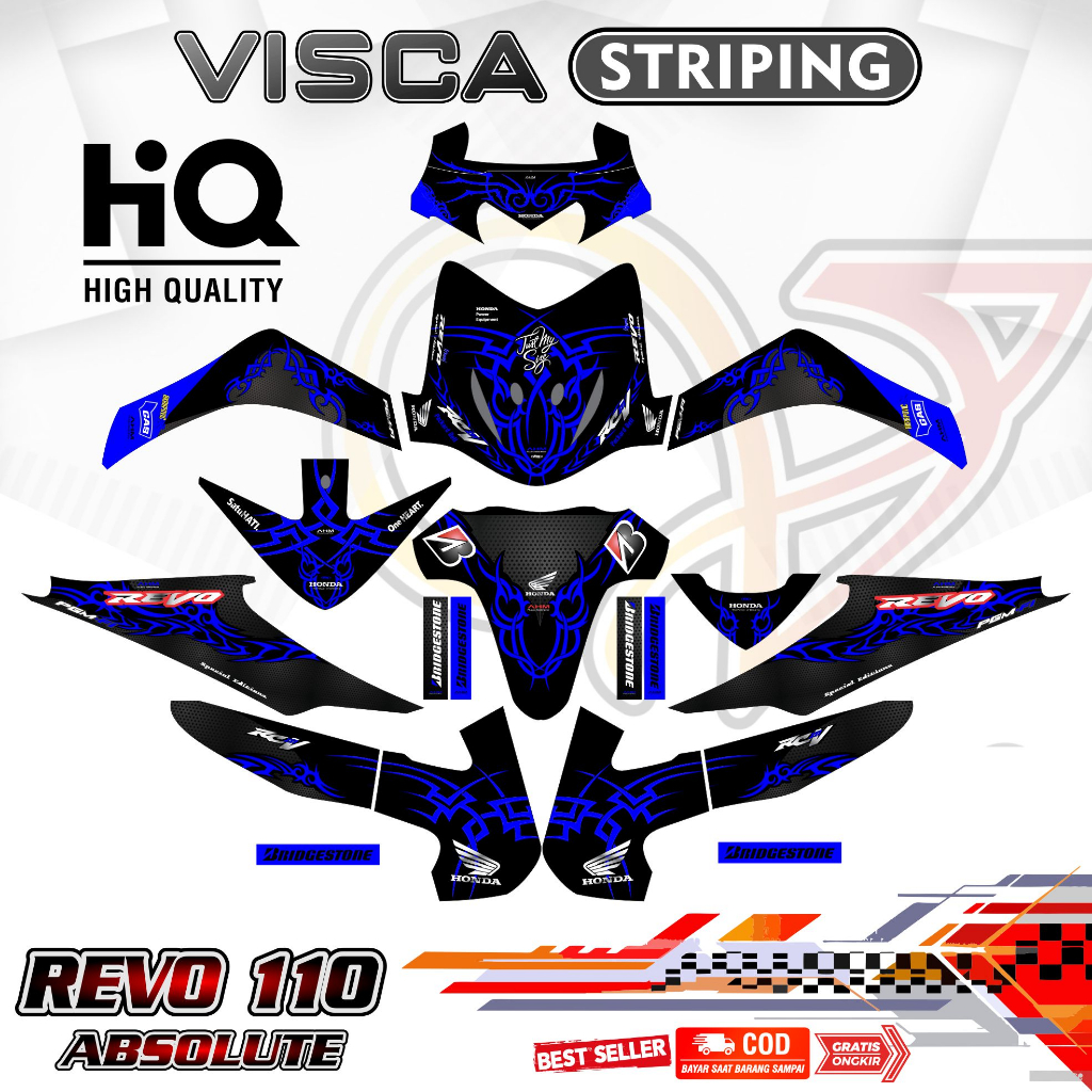 Jual Decal Revo Absolute 110 Full Body - Stiker Revo Absolute 110 Full ...
