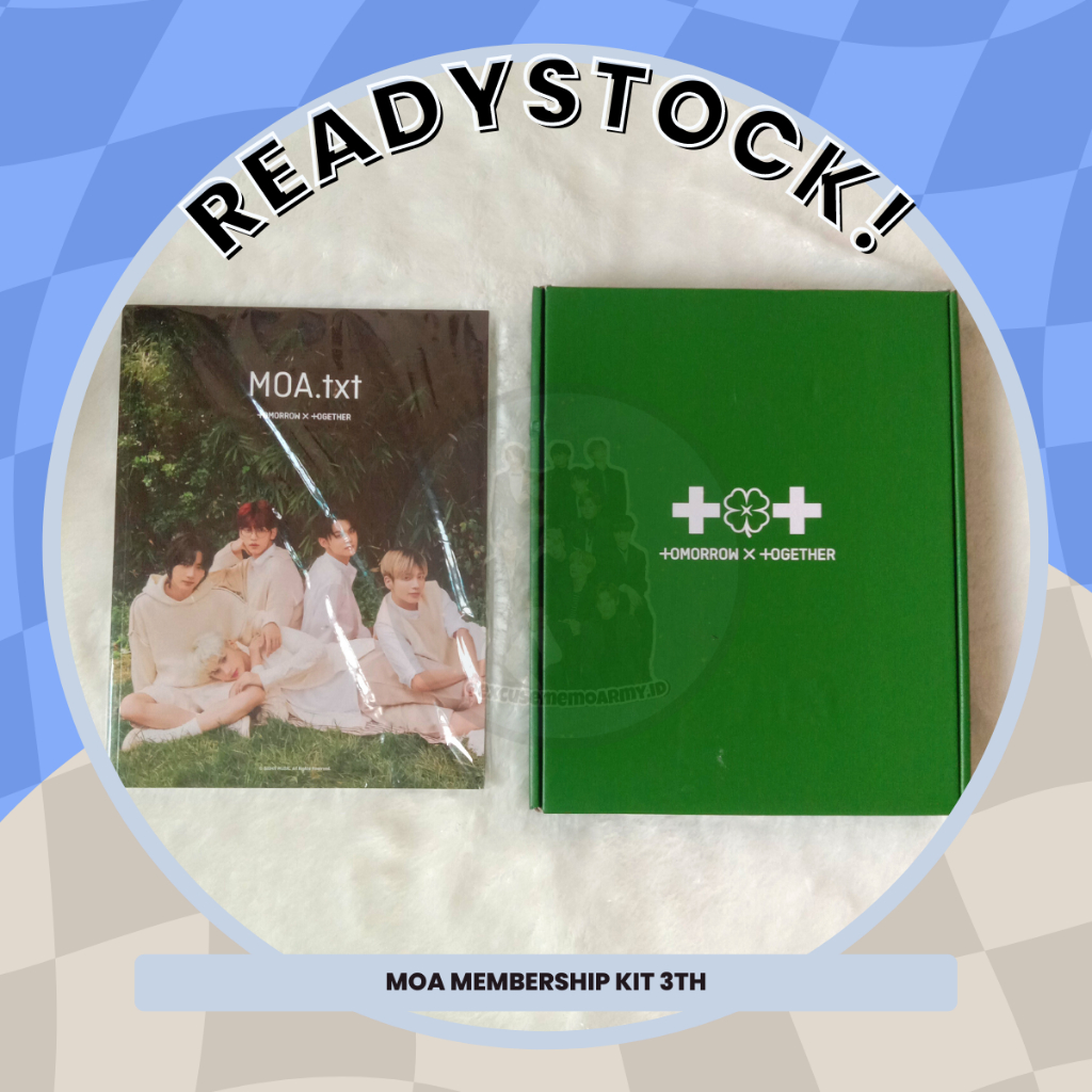 Jual [READYSTOCK] MOA MEMBERSHIP KIT 3TH MOA.TXT PHOTOBOOK TOMORROW X ...
