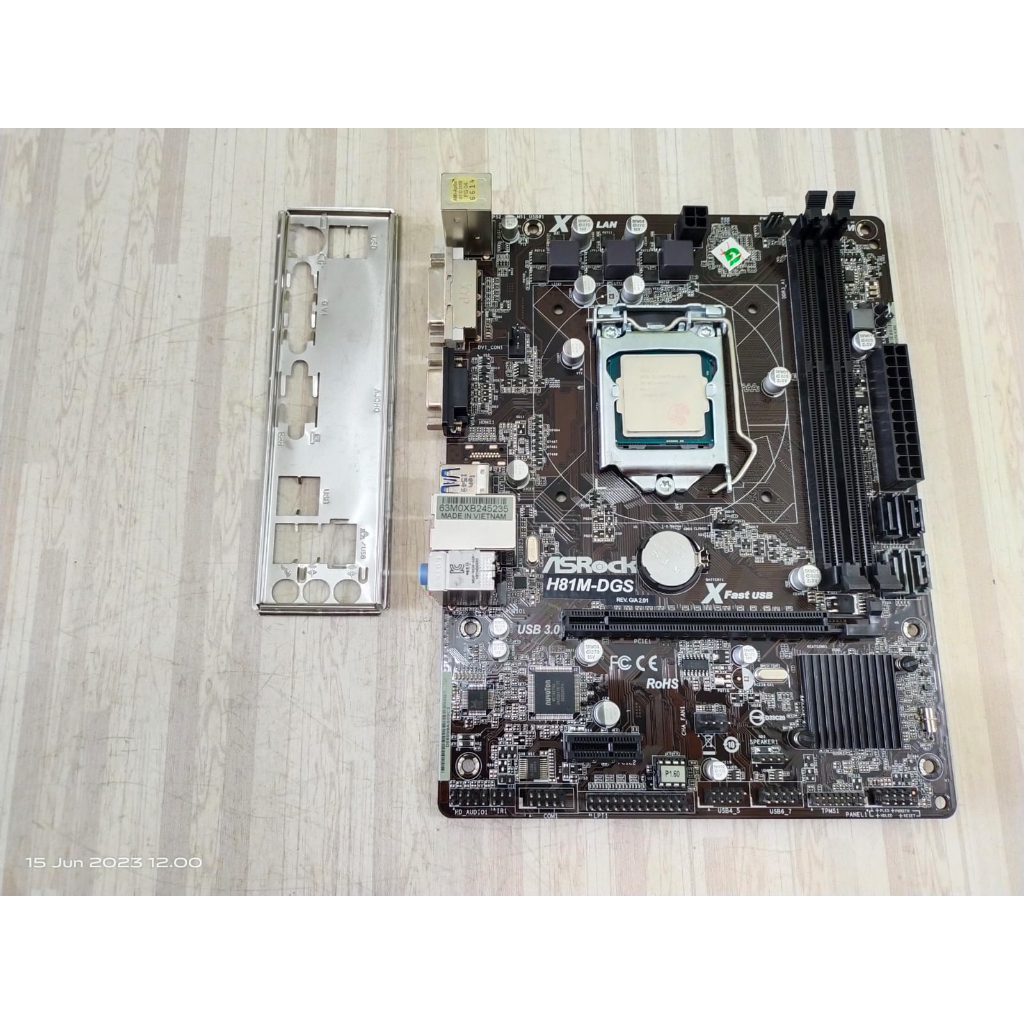 Jual Paket Motherboard H81 Procesor intel core i5 4590 LGA 1150 ...