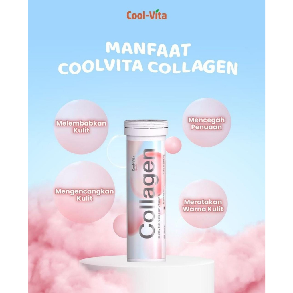 Jual Collagen Drink Vita Cool pemutih badan minuman colagen tablet ...