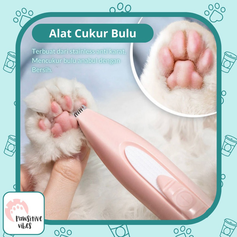 Jual Alat Cukur Bulu Kucing - Pet Trimmer Paw - Cukuran Paw - Alat ...