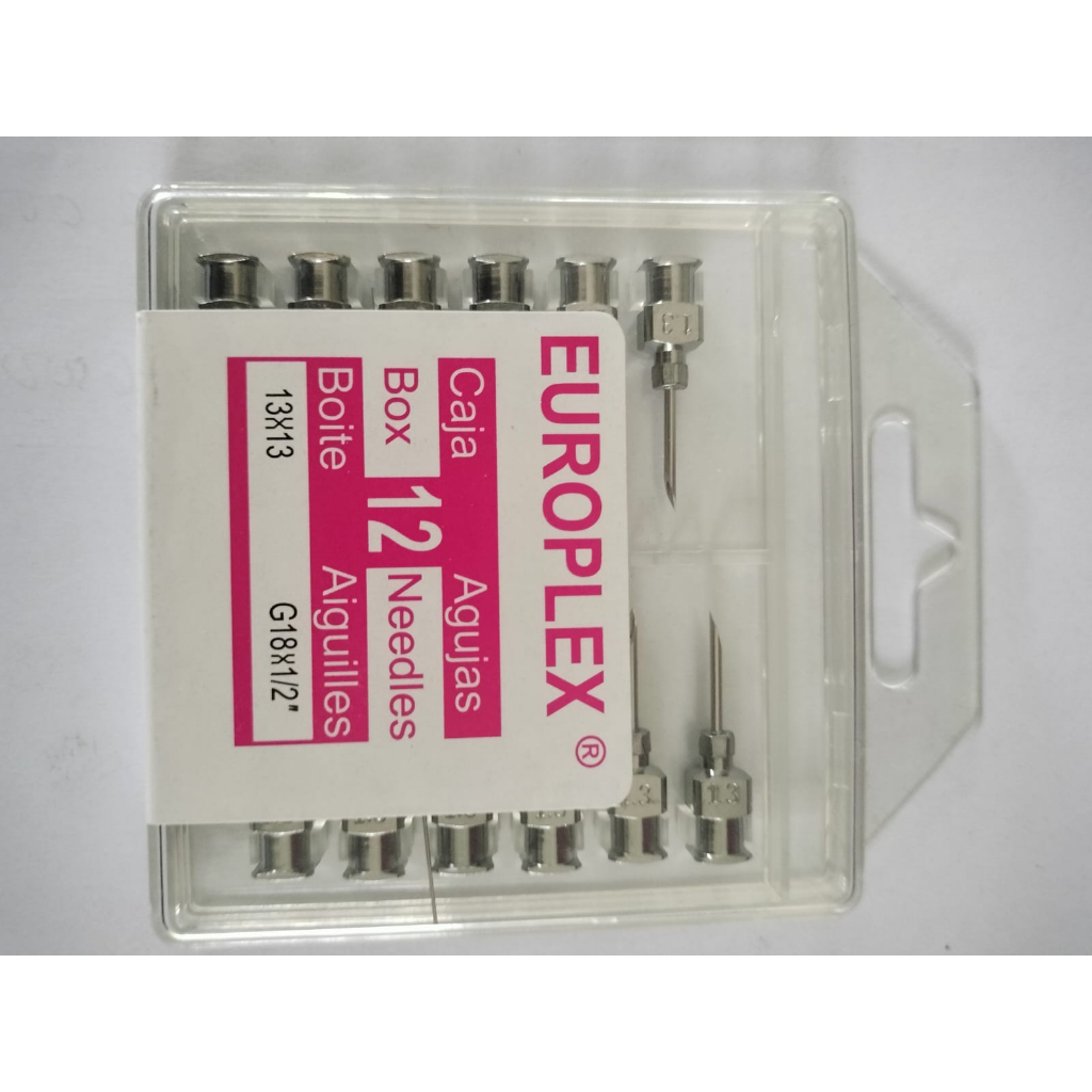 Jual Needle, Jarum Besi, Europlex, 18Gx1/2" | Shopee Indonesia