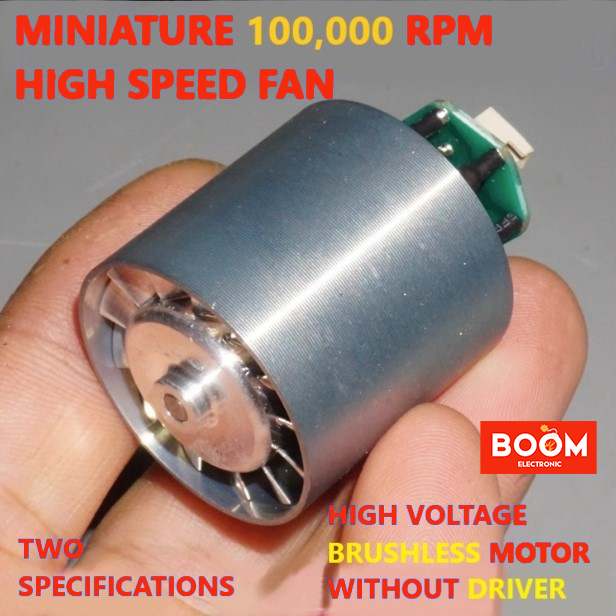 Jual Dinamo Motor Brushless hair dryer ultra-high-speed 100000 RPM DC ...