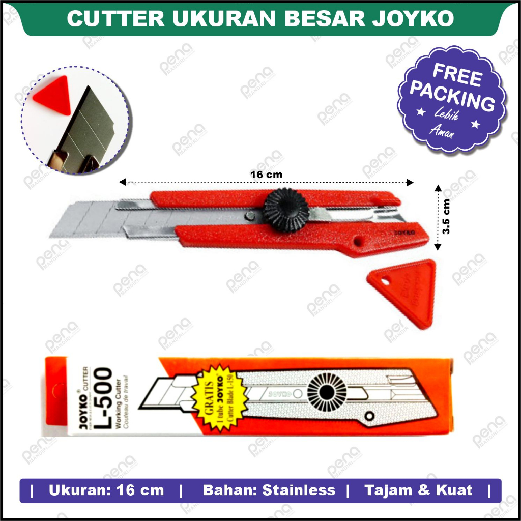 Jual Cutter Joyko Besar L-500 / L500 / L 500 (Free Isi Cutter Joyko L ...