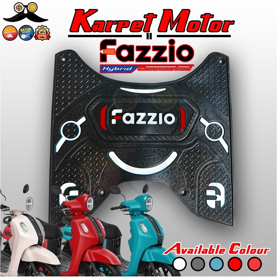 Jual KARPET MOTOR FAZZIO FAZIO FLOOR STEP BORDES PIJAKAN ALAS KAKI ...