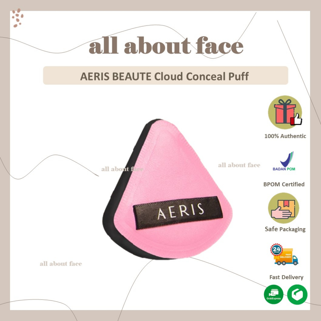 Jual AERIS BEAUTE Cloud Conceal Puff ORIGINAL | allaboutface | Shopee ...