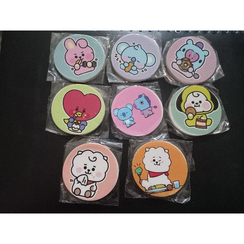 Jual Penghapus 2D Bulat / Eraser Pen Karakter KPOP BT21 | Shopee Indonesia