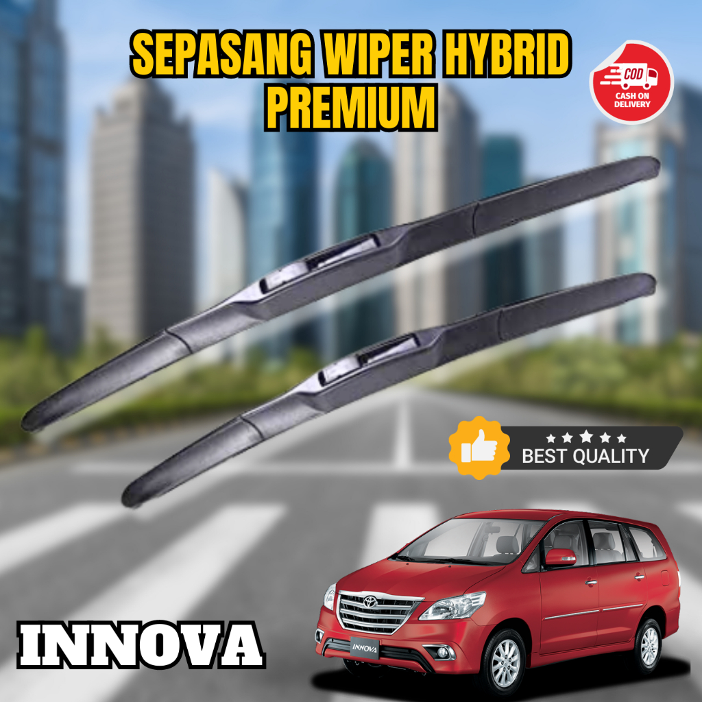 Jual Wiper Hybrid Mobil Toyota Kijang Innova Sepasang Satu Set 24 16 ...