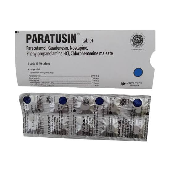 Jual Paratusin 10 Tablet 1 Strip/ untuk meringankan gejala-gejala flu ...