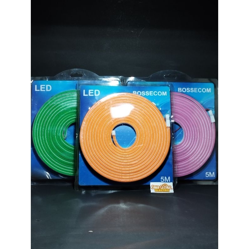 Jual Lampu neon flex LED 12 V DC 5 Meter / Flexible strip light ...