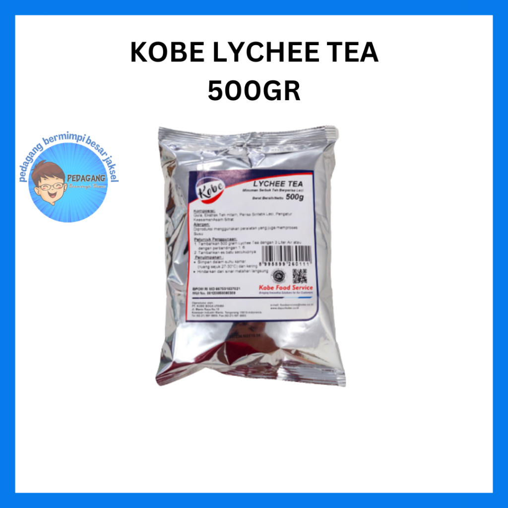 Jual KOBE LYCHEE TEA 500GR | Shopee Indonesia