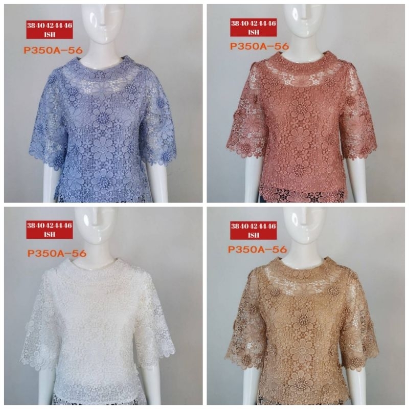 Jual Blouse Pink Boutique Casual Wear | Blouse Bangkok | Blus Brokat ...