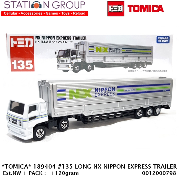 Jual TOMICA 189404 #135 LONG NX NIPPON EXPRESS TRAILER WHITE - DIECAST | Shopee Indonesia