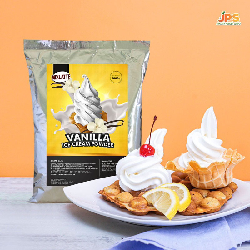 Jual JPS BUBUK ICE CREAM VANILLA 1 KG | Shopee Indonesia