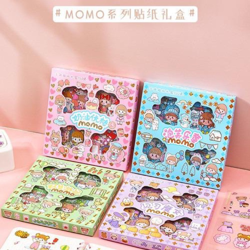 Jual Stiker 100 Lembar Stiker Momo 100 Lembar Lucu Sticker 100pcs Senmu ...