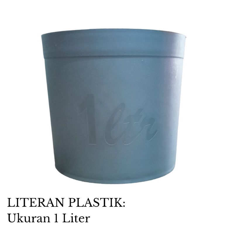 Jual LITERAN PLASTIK, ukuran 1 Liter | Shopee Indonesia