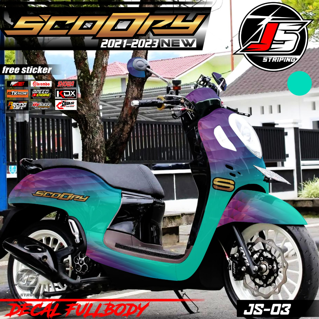 Jual TERBARU Decal Stiker All New Scoopy 2021 2022 2023 Fullbody Desain ...