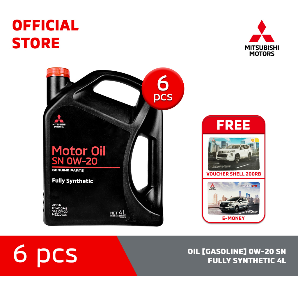 Jual PAKET OLI 0W-20 SN 4L FULLY SYNTHETIC OIL (6 x 4L) | Shopee Indonesia
