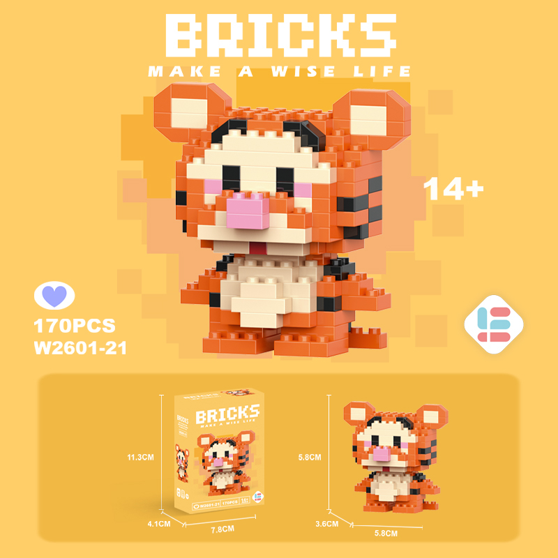 Jual Block Toys Mainan Balok Susun Disney Nano Block Bricks Mini ...