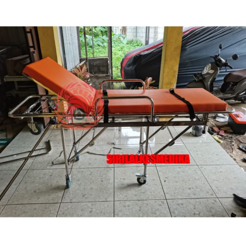 Jual Strecher ambulance/Tandu ambulance/Brankar dorong | Shopee Indonesia