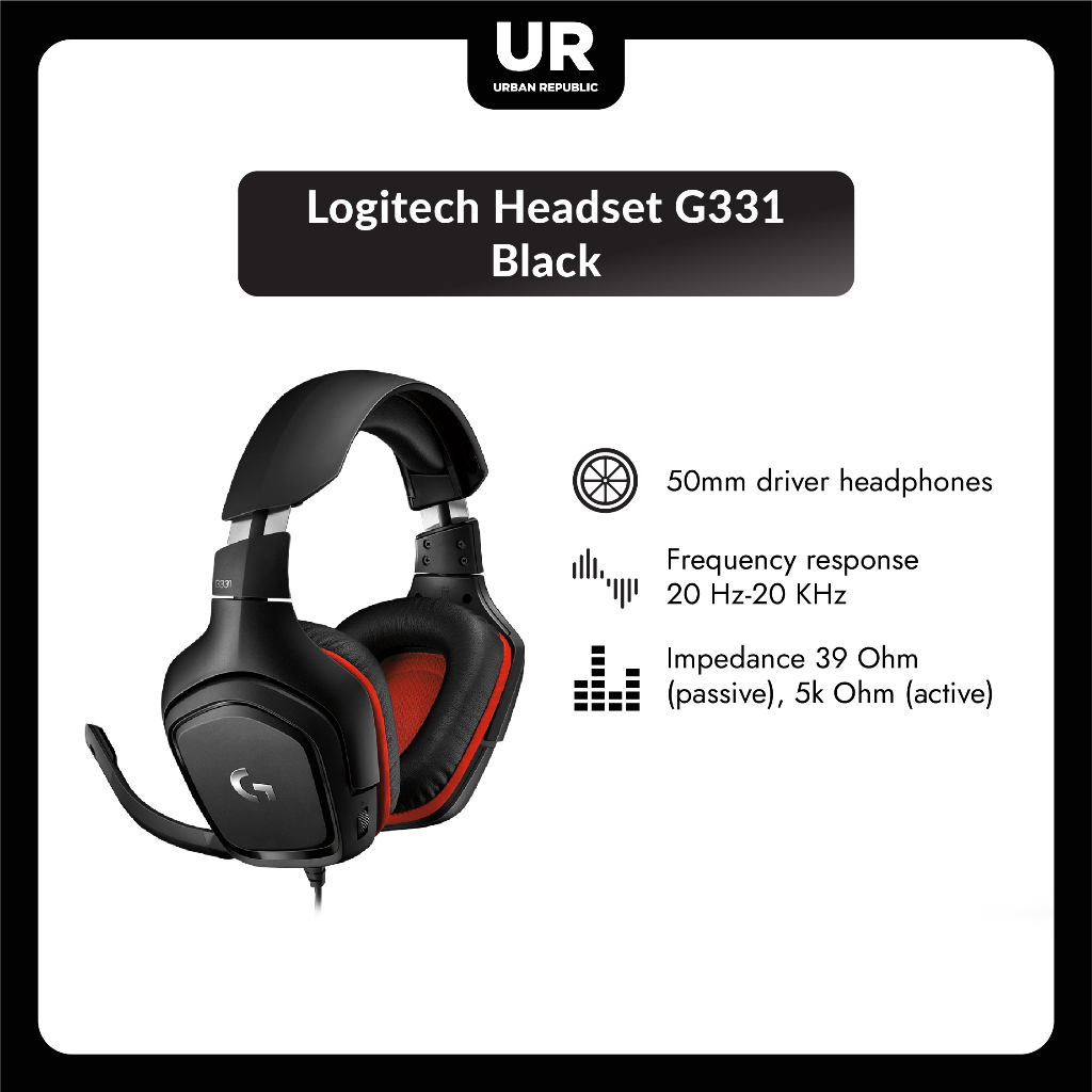 Jual Logitech Headset G331 - Black | Shopee Indonesia