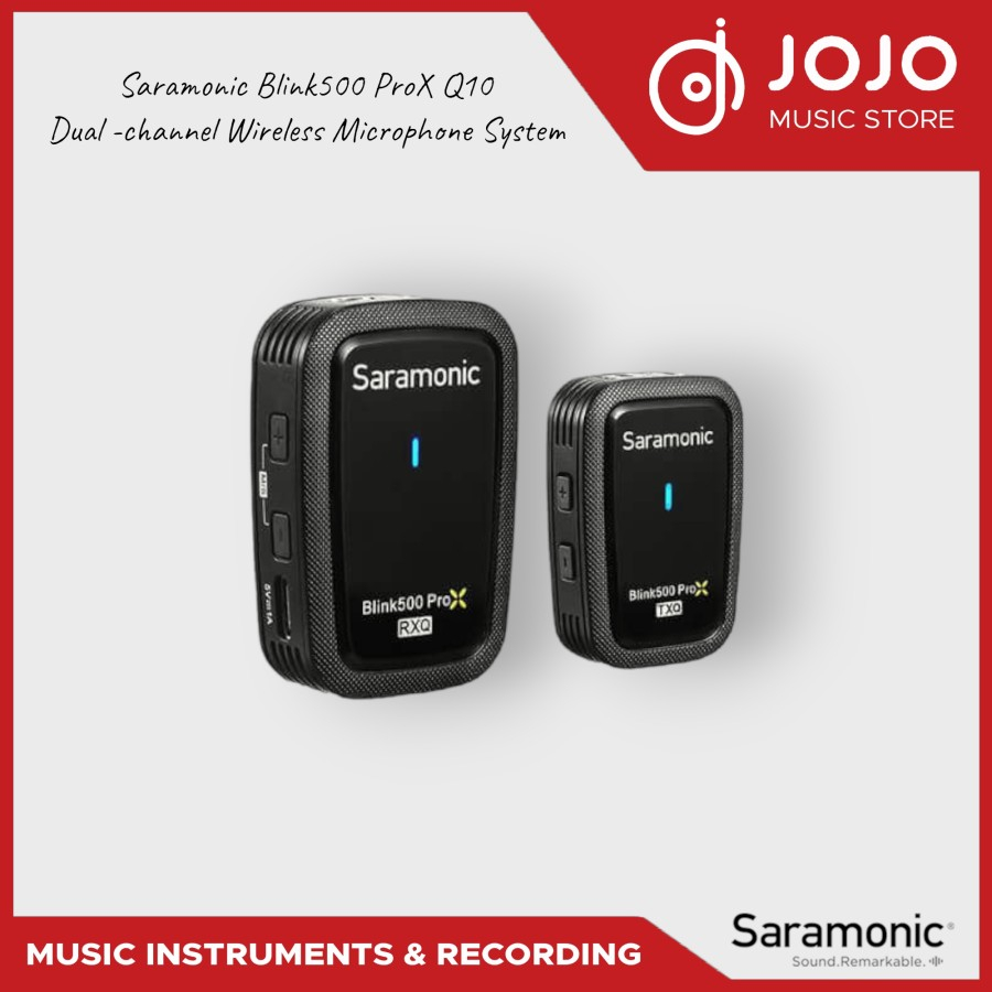 Jual Saramonic Blink 500 ProX Q10 Wireless Microphone System | Shopee ...