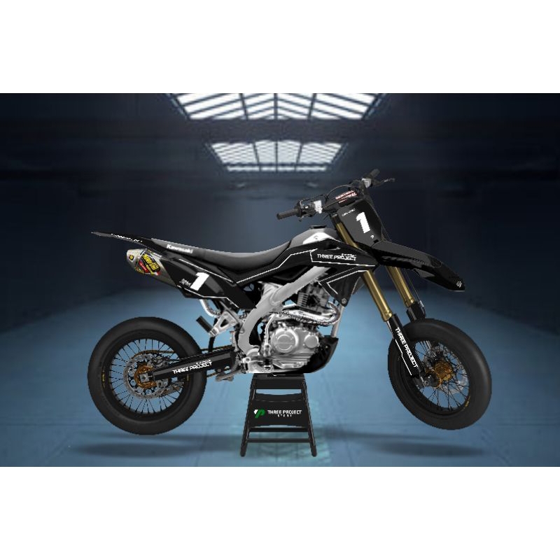 Jual BLACK ARMY|DECAL|STICKER MOTOR|KLX|CRF|YAMAHA WR | Shopee Indonesia