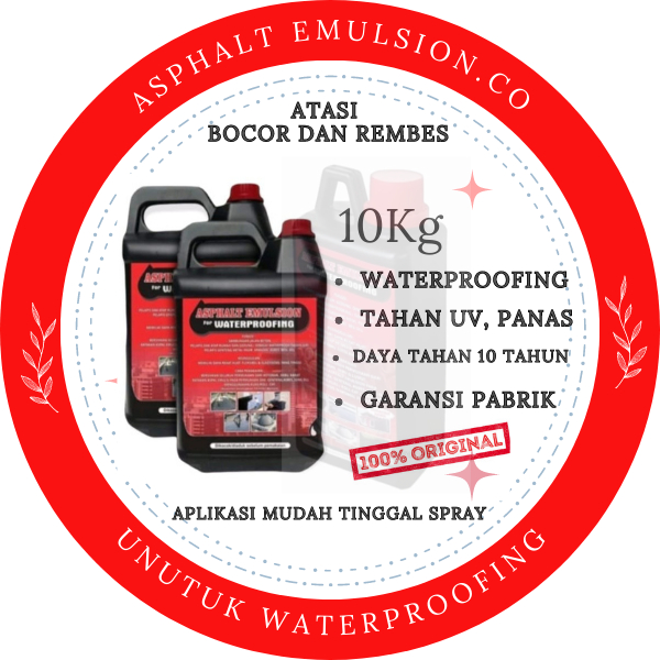 Jual Aspal Emulsion Untuk Waterproofing 10Kg - Solusi Rumah Bocor Dan ...