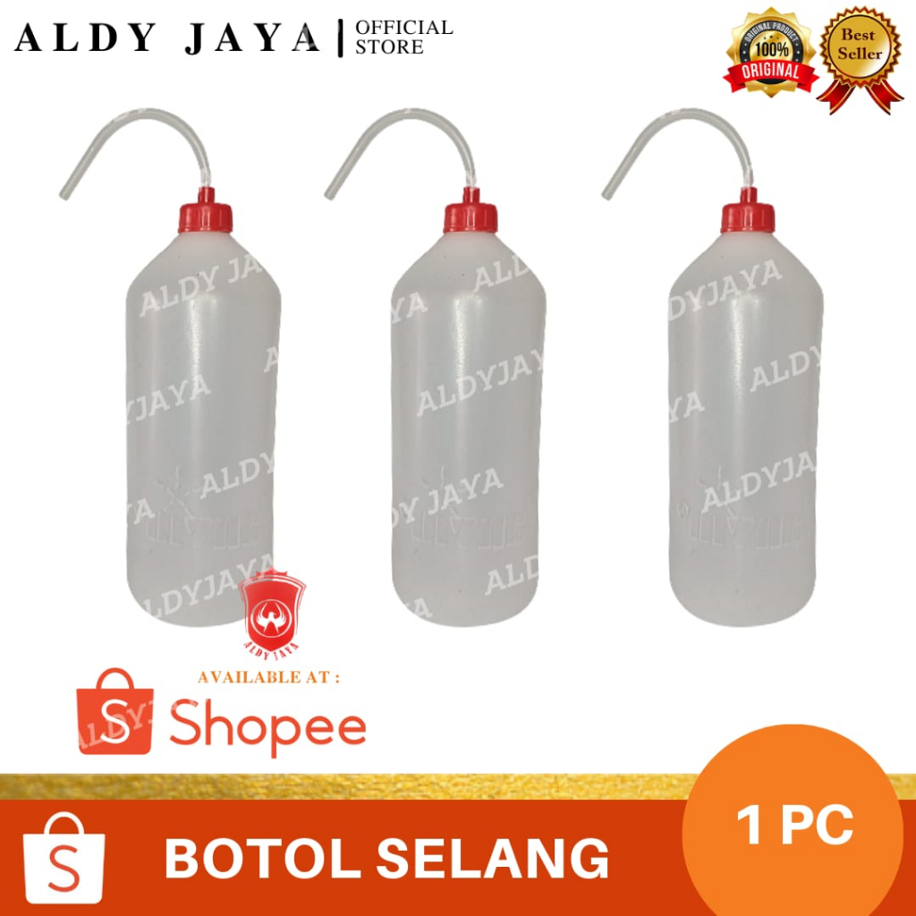 Jual ALDY JAYA - BOTOL SELANG PLASTIK WADAH AIR MINUM BURUNG 1 LITER ...