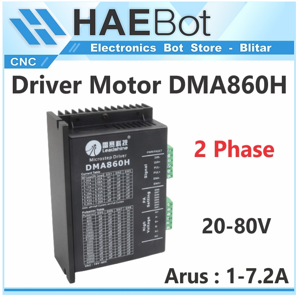 Jual [HAEBOT] Motor Driver Stepper Nema 23 34 86 DM860 24V - 80V 7.2A ...