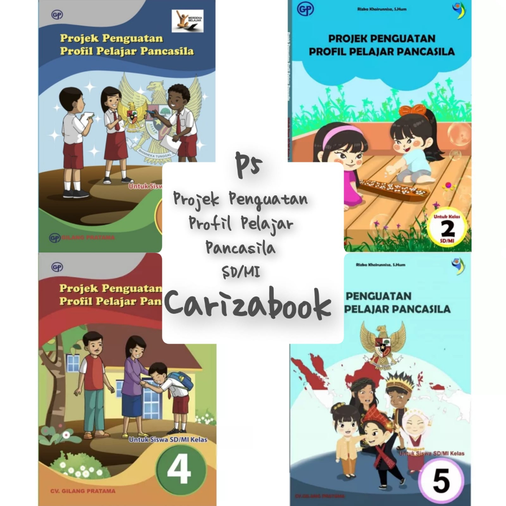 Jual Buku P5 kelas 1 2 3 4 5 6 SD Projek Penguatan Profil Pelajar ...