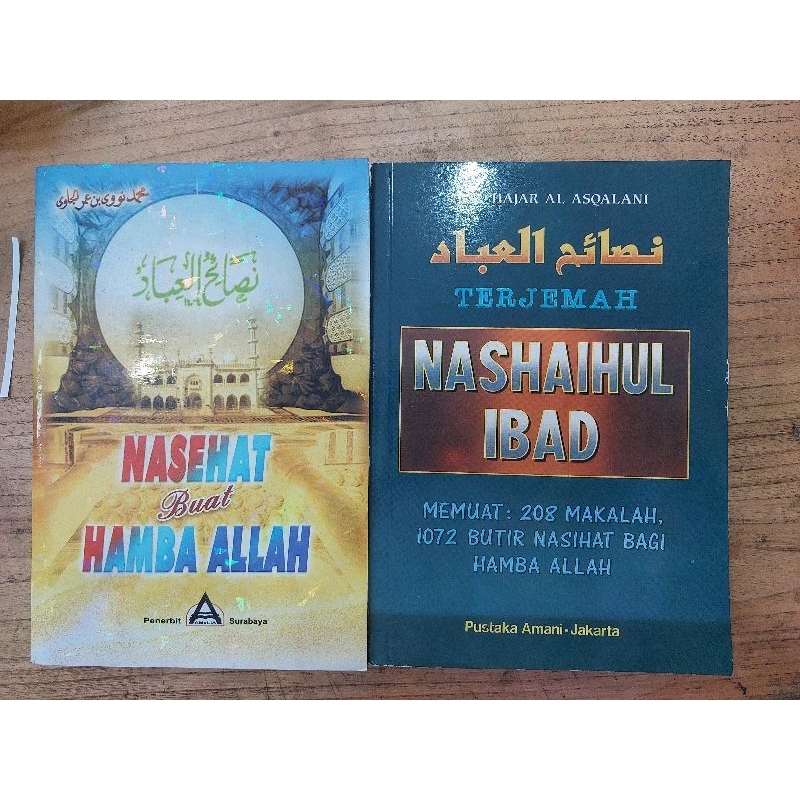 Jual Buku Obral Stok Lama Terjemah Kitab Nashoihul Ibad Ibnu Hajar Al ...