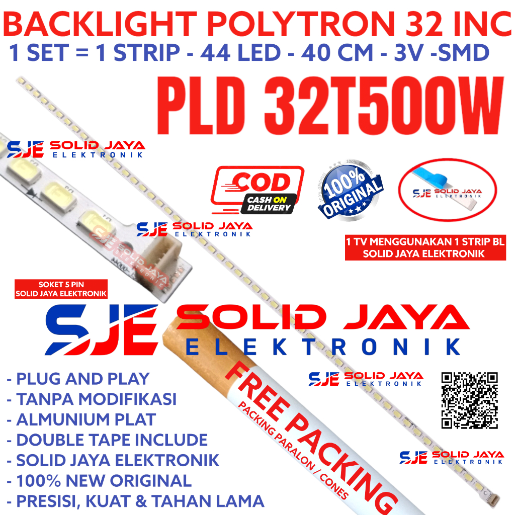 Jual BACKLIGHT TV LED POLYTRON 32 INC PLD 32T500 32T500W PLD32T500W PLD-32T500W PLD32T500 PLD ...