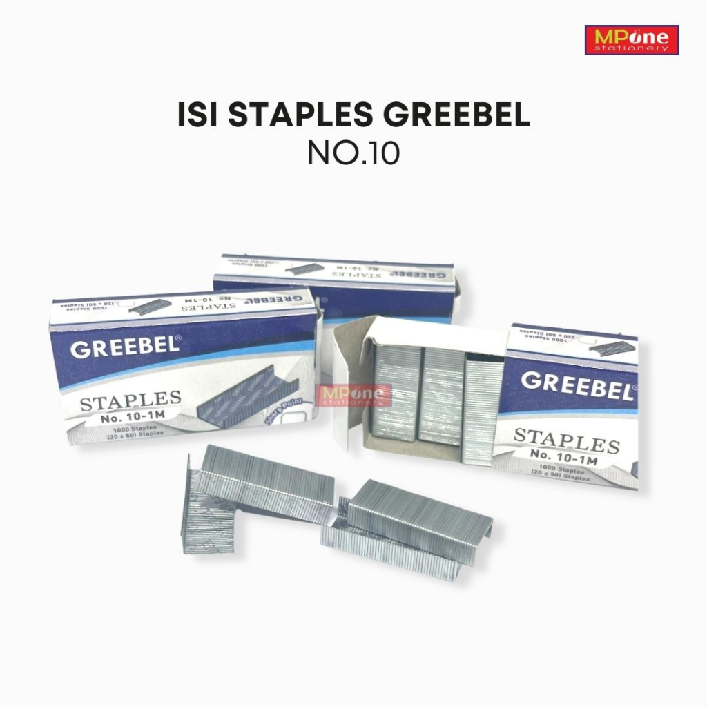 Jual Isi Staples / Greebel Isi Staples No.10 / Isi Stapler Kecil NO.10 ...