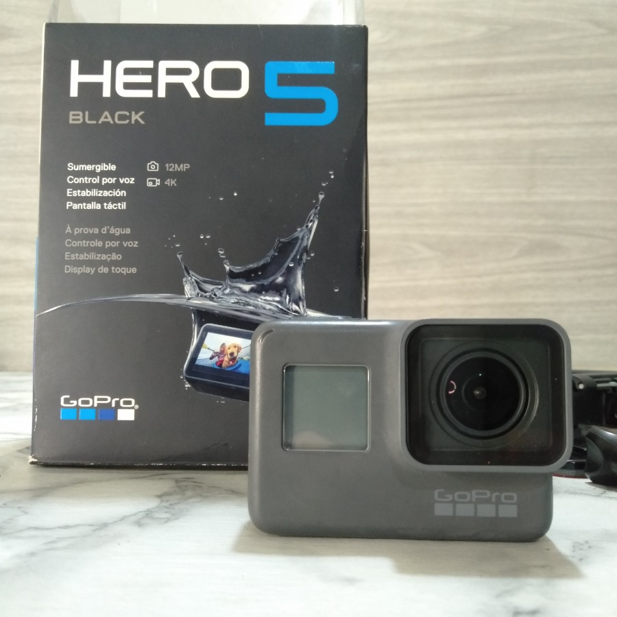Jual gopro hero 5 black camera action cam lengkap | Shopee Indonesia