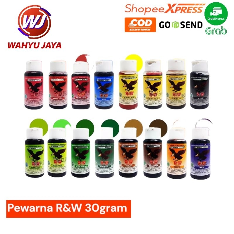 Jual Pewarna Sumba R&W 30ml All Variant Rasa | Shopee Indonesia