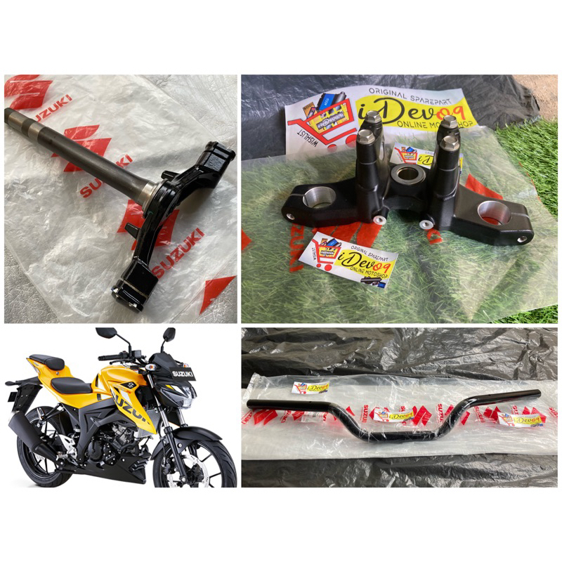 Jual Stang Handle Bar Segitiga Atas Stem Steering Bawah Suzuki GSX S ...