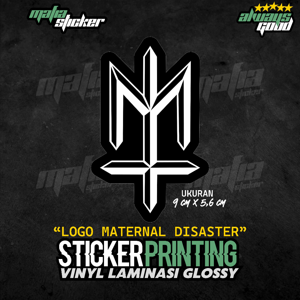Jual STICKER/STIKER PRINT CUT LOGO MATERNAL DISASTER | Shopee Indonesia