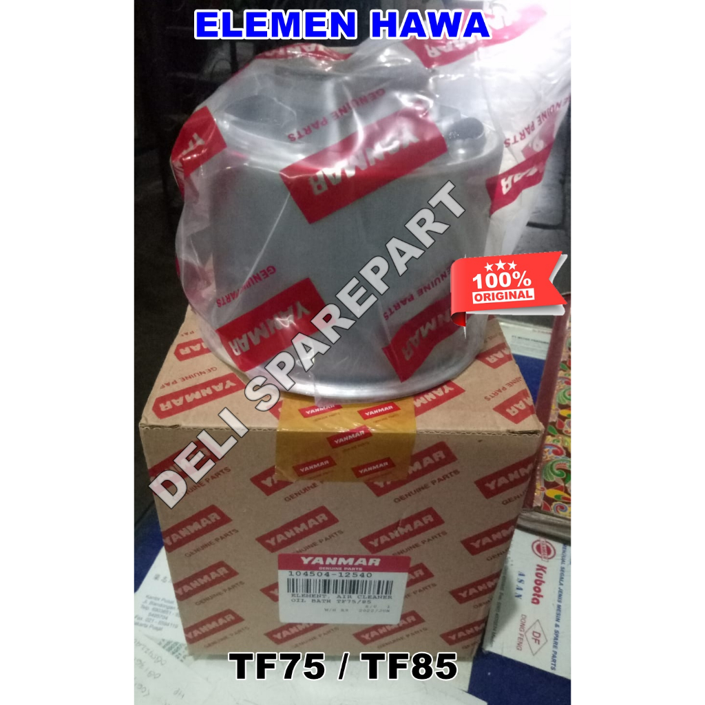 Jual TF85 TF75 Element air cleaner isi saringan hawa mesin yanmar Tf 75 Tf 85 original | Shopee ...