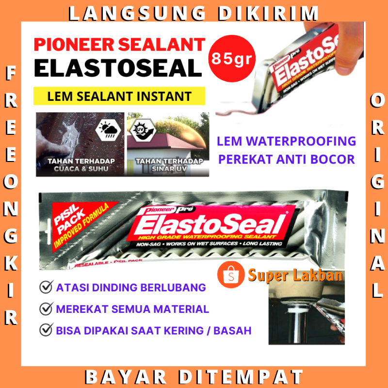Jual Lem Atap Rumah Anti Bocor Pioneer Elastoseal Perekat Dinding ...