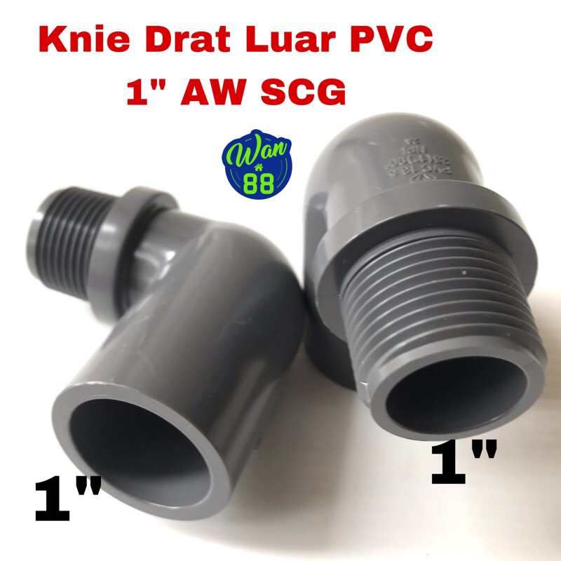 Jual Knie / Knee Drat Luar / Valve Knee PVC 1” inch AW SCG | Shopee ...