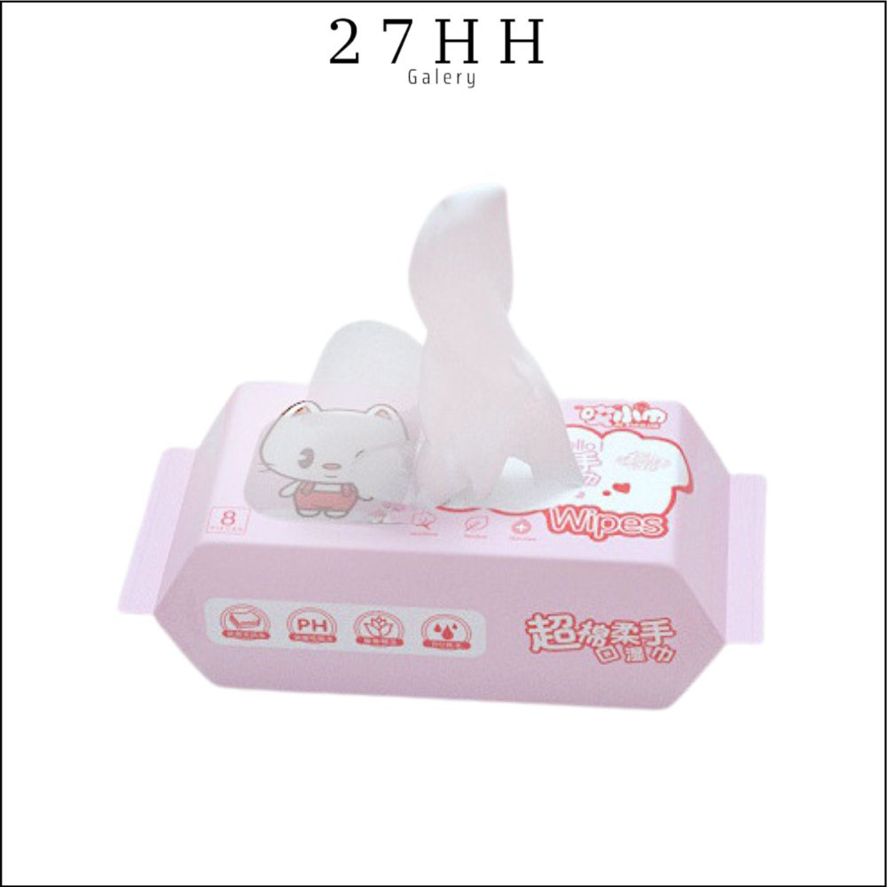 Jual 27HH TISU BASAH KECIL TRAVEL BEBAS ALKOHOL 8 LEMBAR / WET TISSUE ...