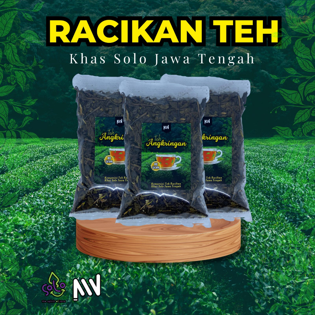 Jual Teh Angkringan Kemasan 80 Gram Racikan Khas Solo / Es Teh Jumbo ...