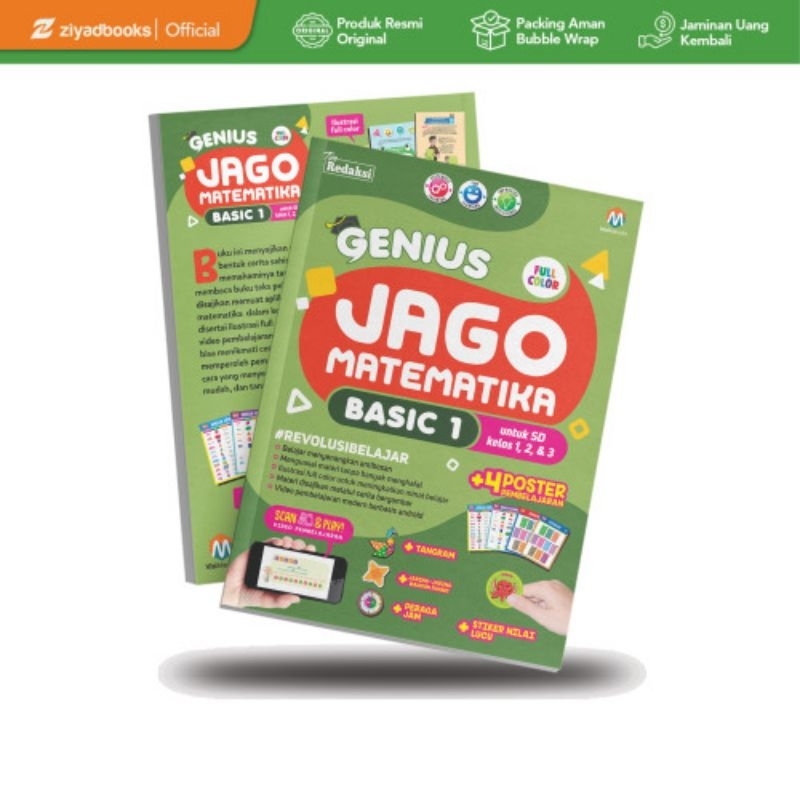 Jual GENIUS JAGO MATEMATIKA BASIC 1 BASIC 2 | Shopee Indonesia