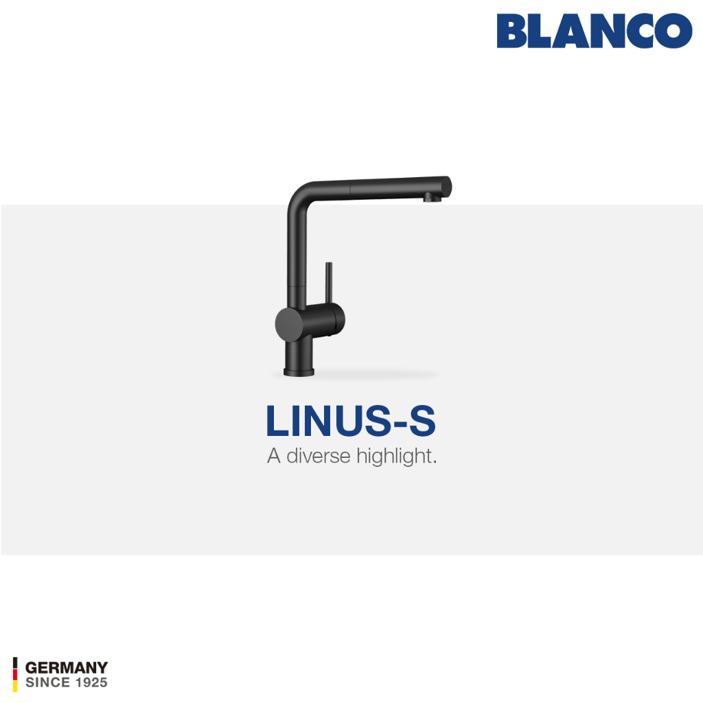 Jual Kran Air BLANCO Linus-S Black Matt Mixer Taps | Shopee Indonesia
