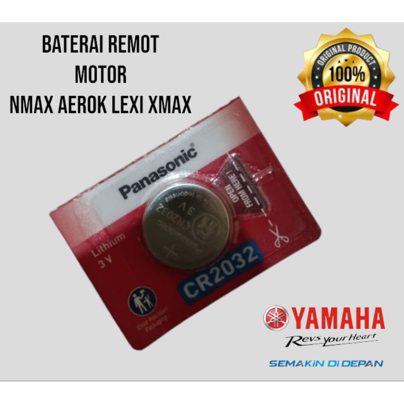 Jual Baterai Remote Keyles Motor Yamaha Nmax Xmax Aerox Lexi Asli ...