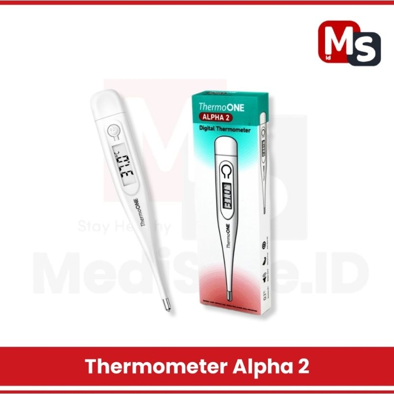 Jual Termometer Digital Alpha 2 Termo Axila Standar ThermoOne Alpha2 ...