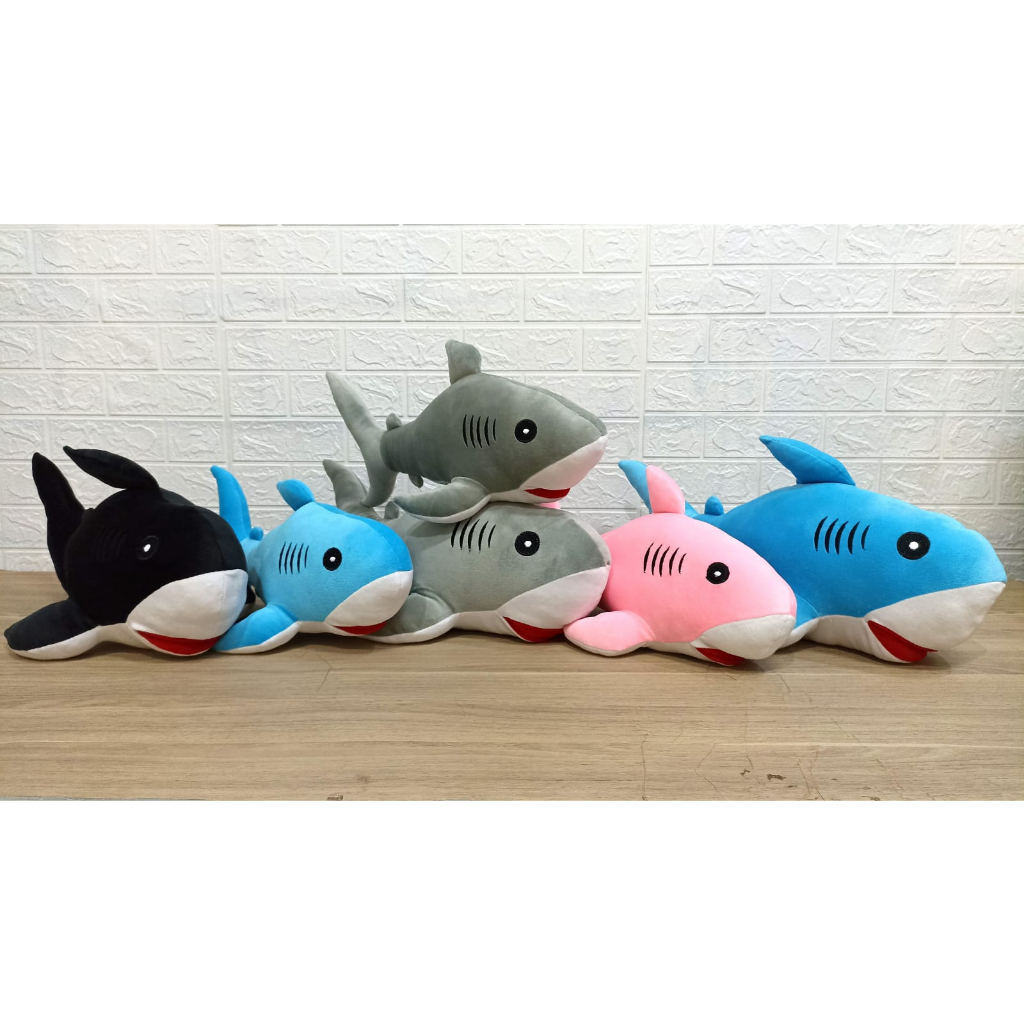 Jual Boneka Hiu Lucu , Cute Baby shark ukuran L dan XL ver2 | Shopee ...