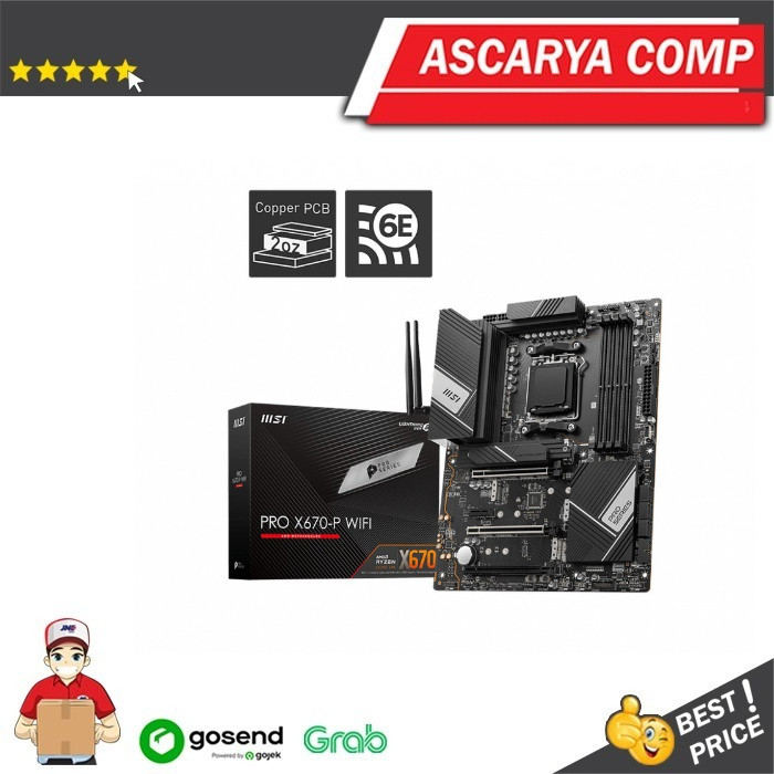 Jual MSI PRO X670-P WIFI (AM5, AMD X670, DDR5, USB3.2 Type-C, SATA3 ...